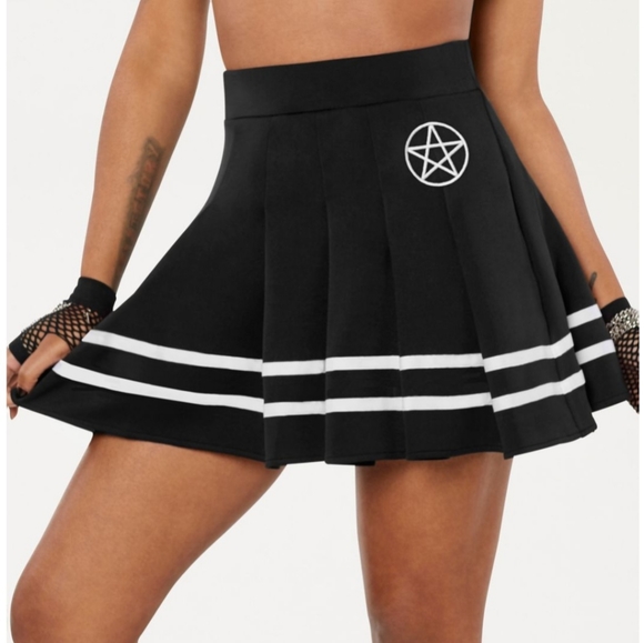 Spencer's | Skirts | Body Rage Pentagram Cheer Skirt | Poshmark